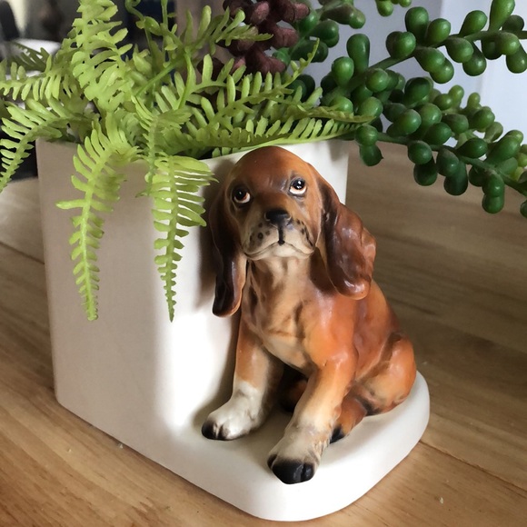 Lefton | Accents | 95s Lefton Cocker Spaniel Planter | Poshmark